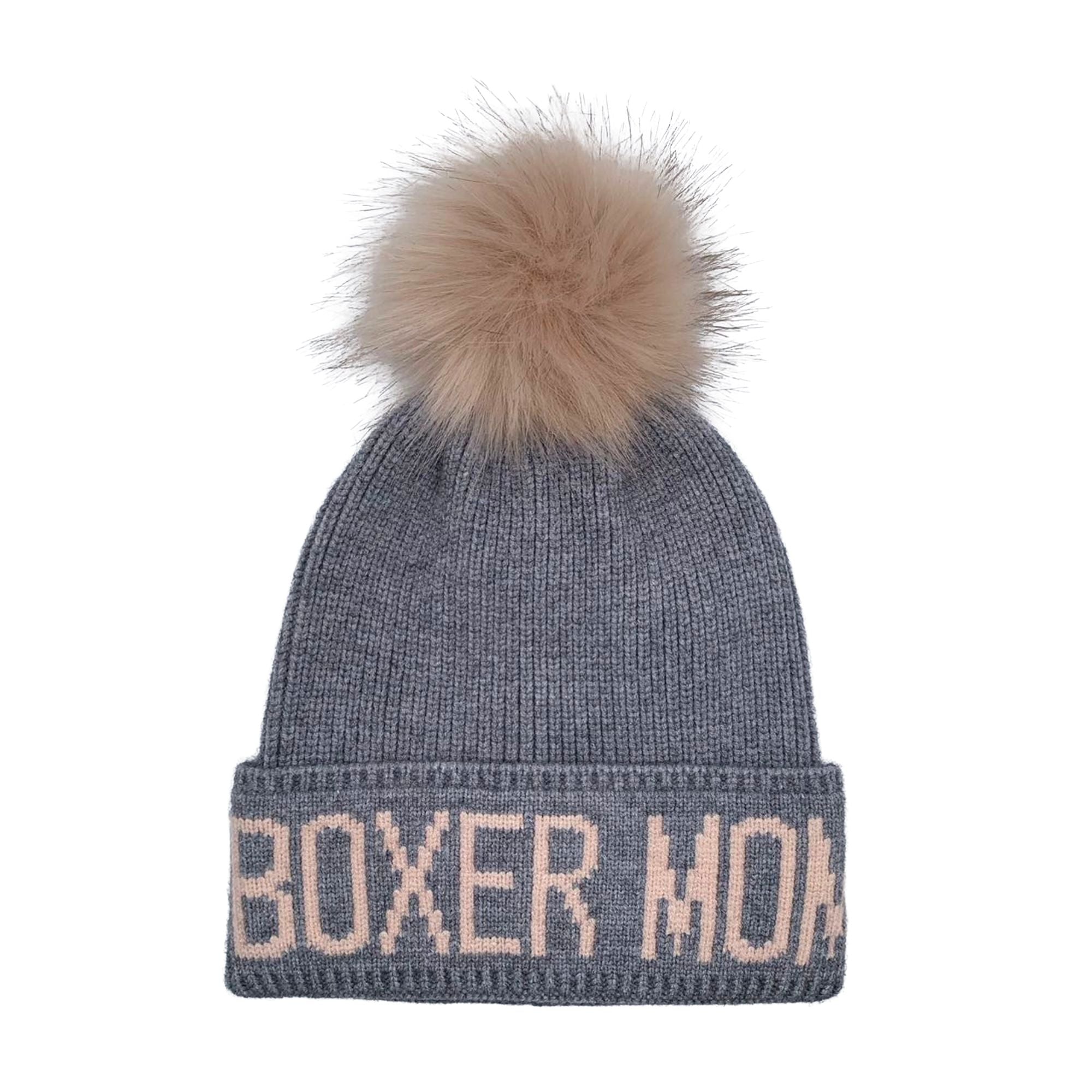 Boxer Mom Pompom Beanie – The Hat Bazaar