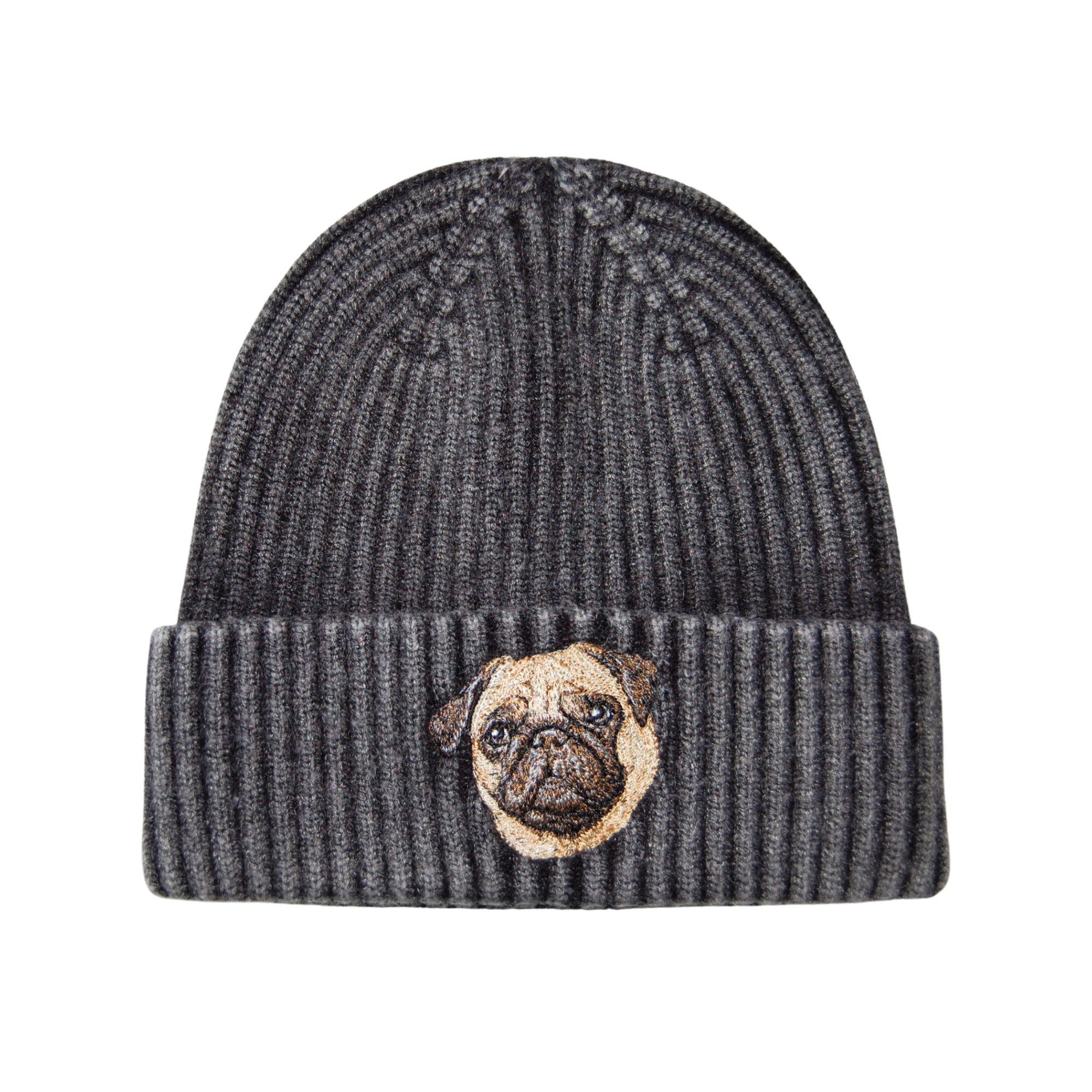 Pug Embroidered Vintage Beanie – The Hat Bazaar